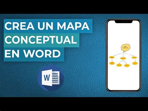 Cómo Crear o Hacer un mapa Conceptual en Word paso a paso Ejemplo