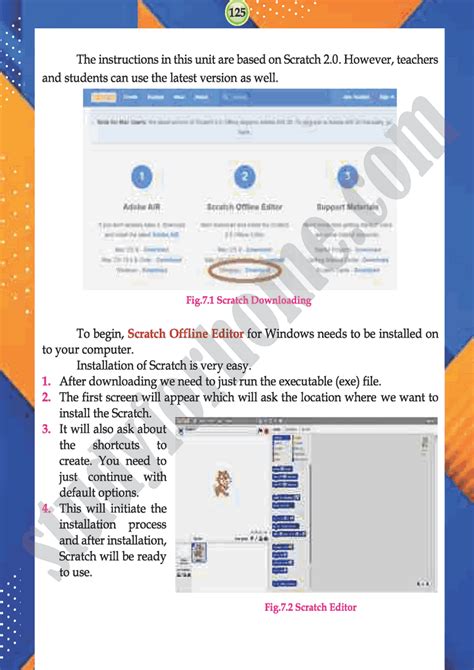 introduction to scratch unit 7 computer science 10th text book