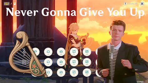Never Gonna Give You Up By Rick Astley Genshin Impact Windsong Lyre