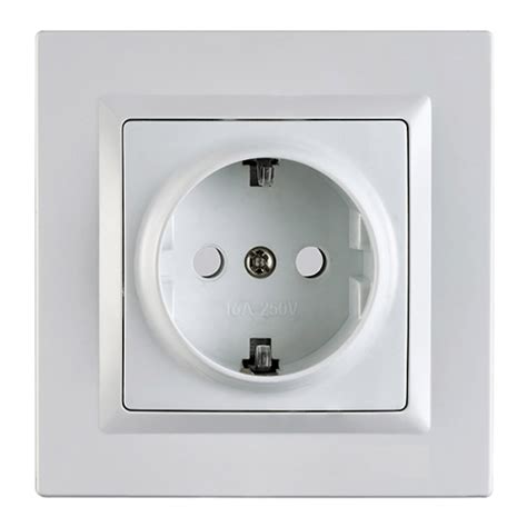 Holst ge LINUS LIN 3414 როზეტი დამიწებით და ბავშვთა დაცვით