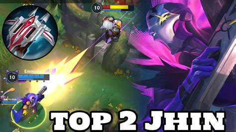 Wild Rift Jhin Top 2 Jhin Gameplay Rank Grandmaster YouTube