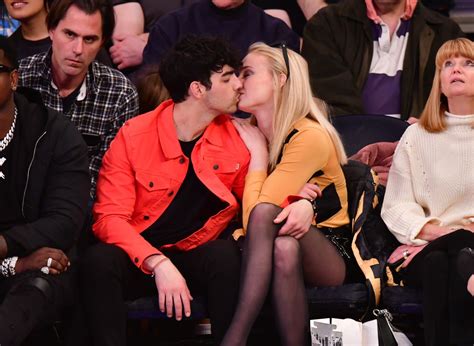 Sophie Turner And Joe Jonas Share A Public Kiss At A Knicks Game