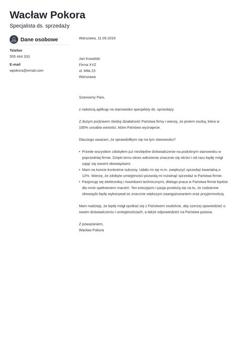 Dobry list motywacyjny jak napisać i co powinien zawierać