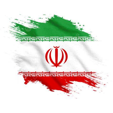 Iran Watercolor Brush Flag Flag World Cup Iran Png Transparent