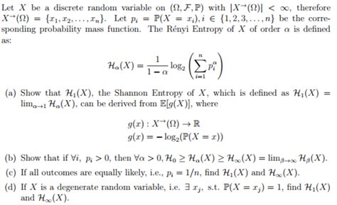 let x be a discrete random variable on 2 f p with