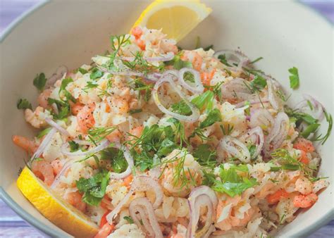 Salade de riz aux crevettes nos délicieuses recettes de salade de riz