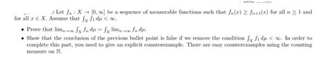 solved let fn x 0 00] be a sequence of measurable