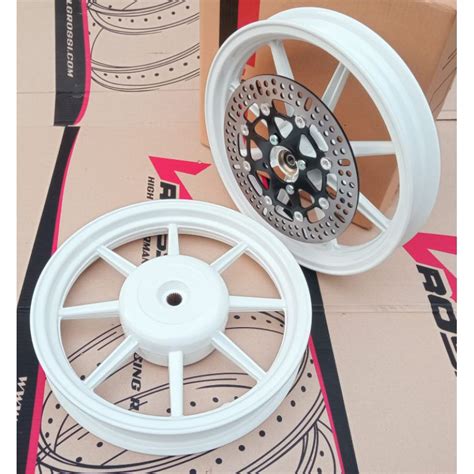 Jual 1SET VELG PELAK RACING V ROSSI COMET PALANG 8 LURUS PNP BEAT
