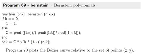 c bernstein polynomial interpolation stack overflow