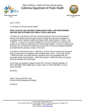 Fillable Online Fillable Online Cdph Ca State Of CaliforniaHealth And