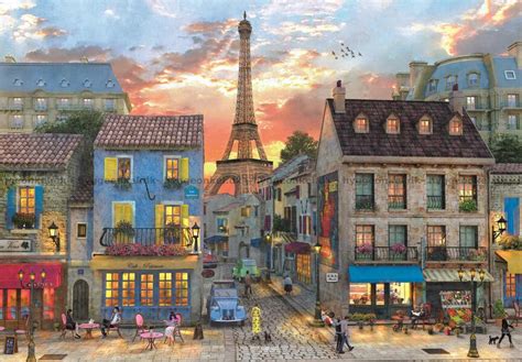 Davison Gader I Paris 1000 Brikker Puslespil Clementoni 39820