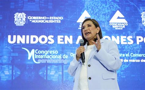 Xóchitl Gálvez presenta propuestas de inversión para México en congreso