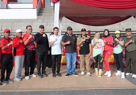 Apel Dan Senam Gabungan Di Akhir Tahun 2023 Wakil Bupati BU Harapkan