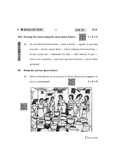 Karnataka SSLC Question Paper 2023 PDF For English Second Language