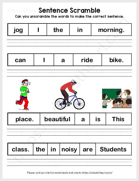 Unscramble The Words And Write The Sentences Exercise 8 Your Home