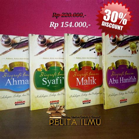 Jual Buku Serial Biografi 4 Imam Mazhab Abu Hanifah Malik Syafi I