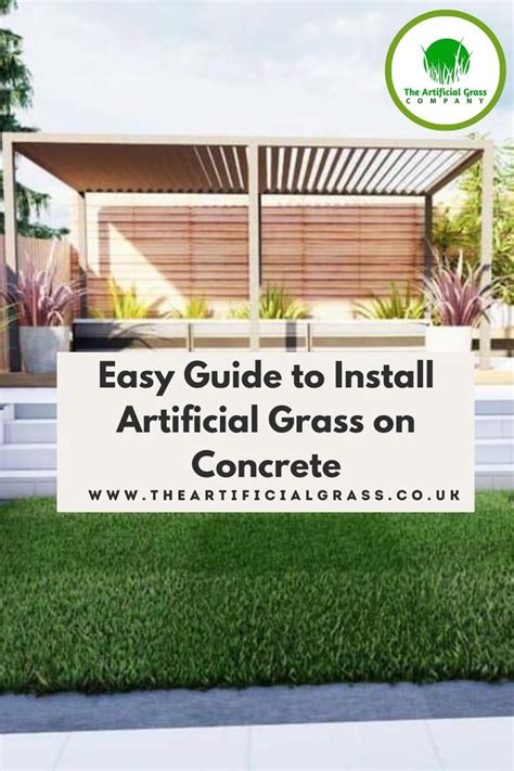 Easy Guide To Install Artificial Grass On Concrete Artofit