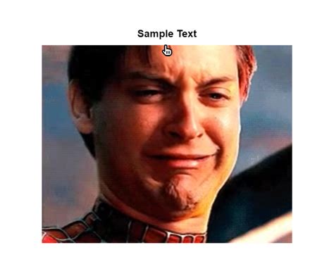 Spider man crying Animated Maker Piñata Farms The best meme