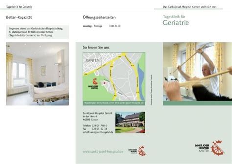 Flyer Der Tagesklinik Sankt Josef Hospital Gmbh