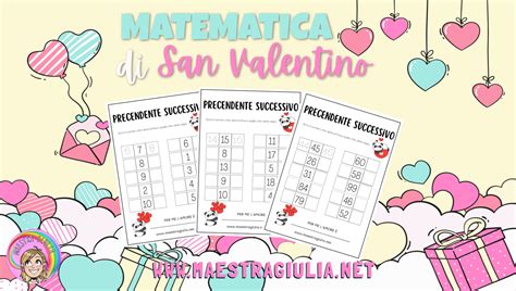 Schede Matematica Di San Valentino Maestra Giulia