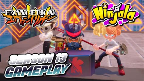 Ninjala Team Battle Evangelion Season Gameplay Youtube
