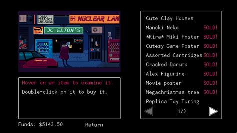VA 11 Hall A Cyberpunk Bartender Action The Video Game Soda Machine