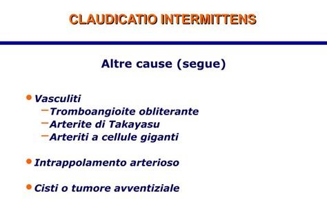 Ppt Malattie Arteriose Obliteranti Delle Estremita Powerpoint