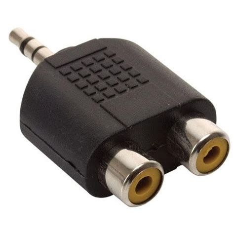 Adaptador N A de 3 5mm macho estéreo a 2 RCA hembra Guatemala