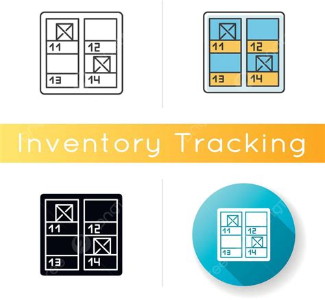 Icon For Inventory Control Productionsupply Chain Management Linear