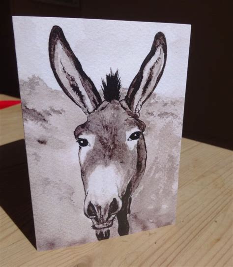 Donkey Card Donkey Birthday Card Guernsey Donkey Card For Guernsey
