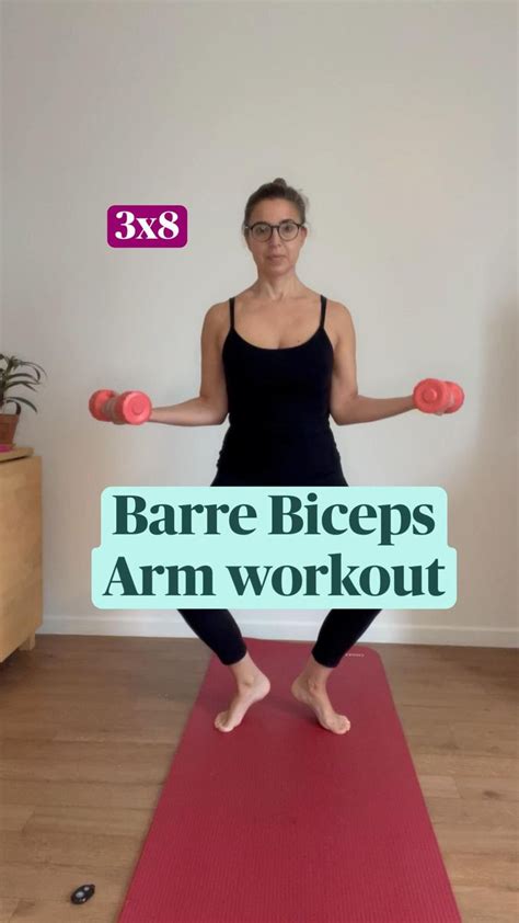 Barre Biceps Arm Workout 5 Moves For Sculpted Biceps And Toned Arms In
