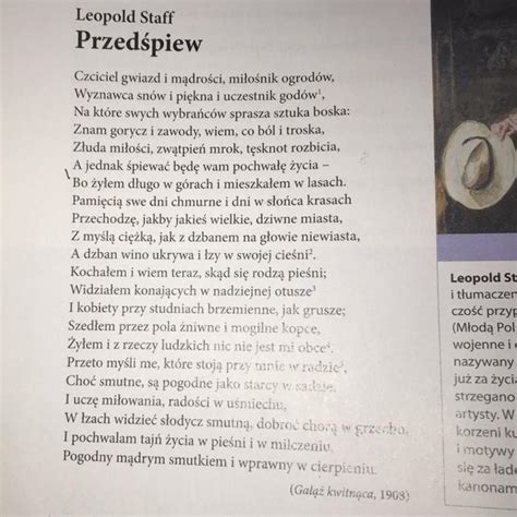 Wpisz do tabeli i objaśnij cytaty mówiące o tym kim jest podmiot