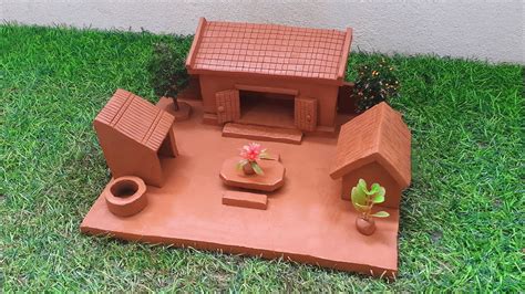 Amazing Technique Build Miniature Village House DIY Miniature Clay