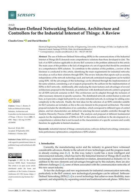 pdf software defined networking solutions architecture and controllers for the industrial