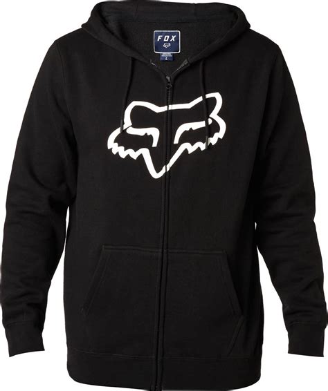 BLUZA FOX Z KAPTUREM NA ZAMEK LEGACY FOXHEAD Czarna FOX SKLEP PL