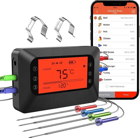 Thermopro Tp Thermom Tre Viande Bluetooth Avec Sondes