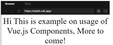 Vue Js Components Different Examples Of Vue Js Components