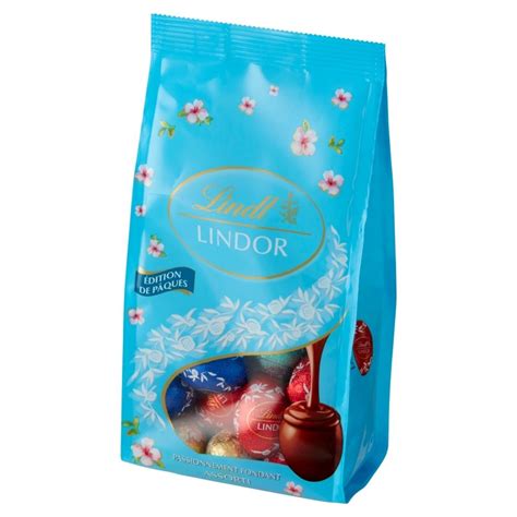 Lindt Lindor Praliny z czekolady mlecznej deserowej i białej z