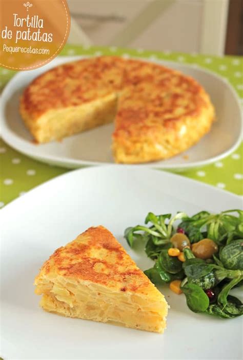 Tortilla De Patatas Con Cebolla PequeRecetas