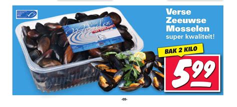 Verse Zeeuwse Mosselen Aanbieding Bij Nettorama 1Folders Nl