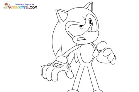 Sonic Prime Coloring Pages