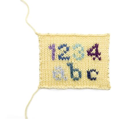 Alphabet Knitting Using Letter Charts Creativity Strikes Learn How To