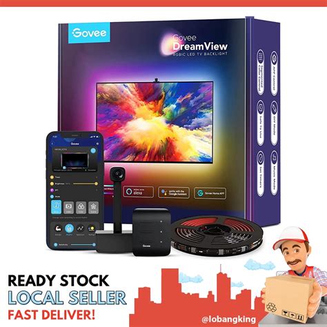 Instock Govee Envisual TV LED Backlights With Camera RGBIC Wi Fi LED