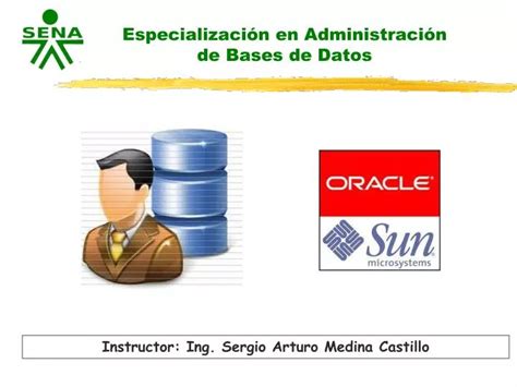 PPT Especialización en Administración de Bases de Datos PowerPoint