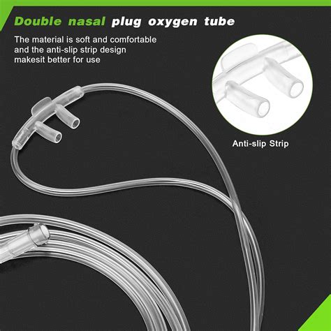 Kit de cánula de oxígeno nasal suave para adultos paquete de 10