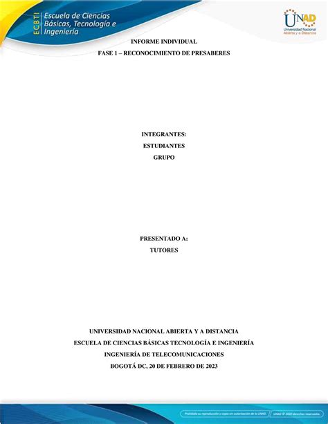 FASE 1 RECONOCIMIENTO DE PRESABERES SEÑALES Y SISTEMAS INFORME