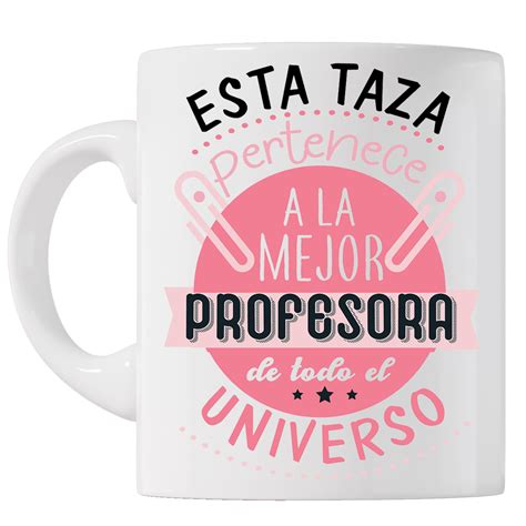 Taza Personalizada Esta Taza Pertenece A La Mejor Profesora Del Mundo