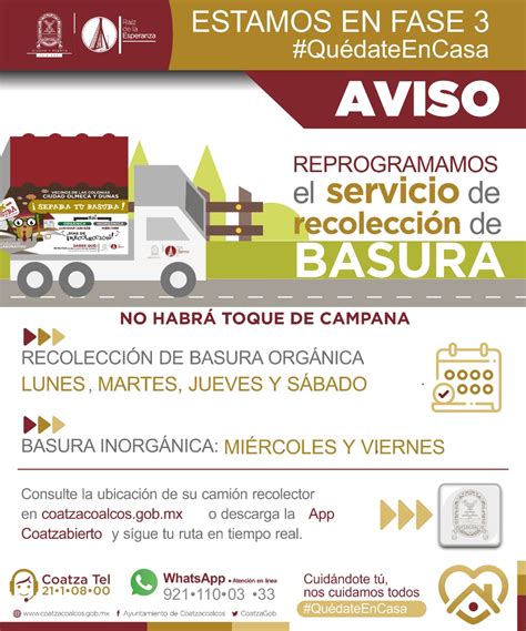 Reactivan servicio diario de recolección de basura Municipio de