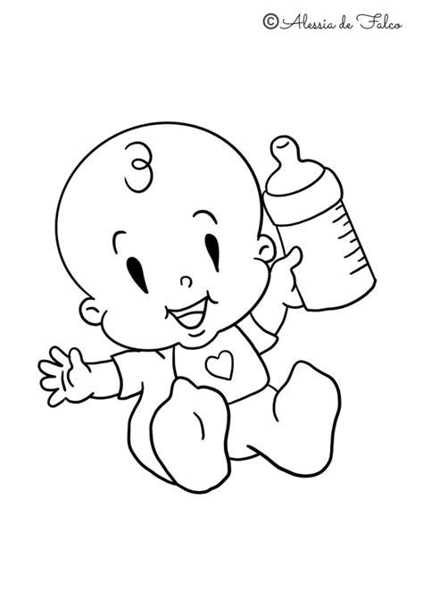 Disegni Di Neonati Da Stampare E Colorare Portalebambini It