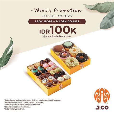 Cuma 100 Ribuan Weekly Promo JCO 20 26 Februari 2023